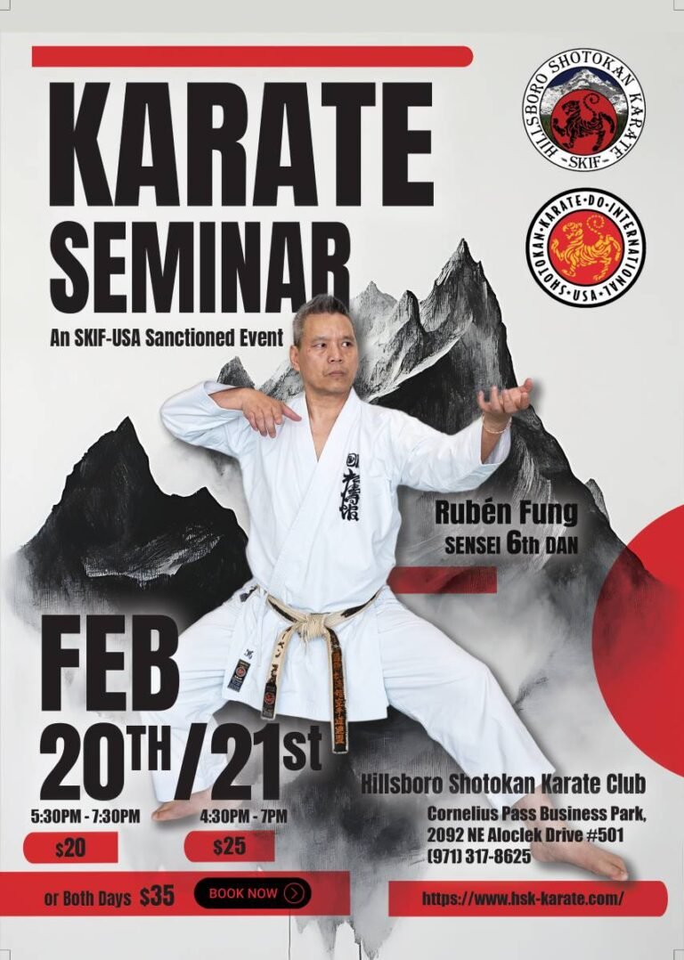 Karate Seminar with Ruben Fung, 6.Dan – February 20 & 21, 2026 ...